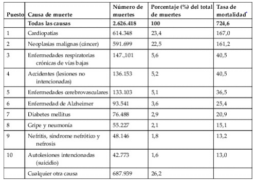 Las 10 Principales Causas De Muerte, Según La Oms – UXDNYH